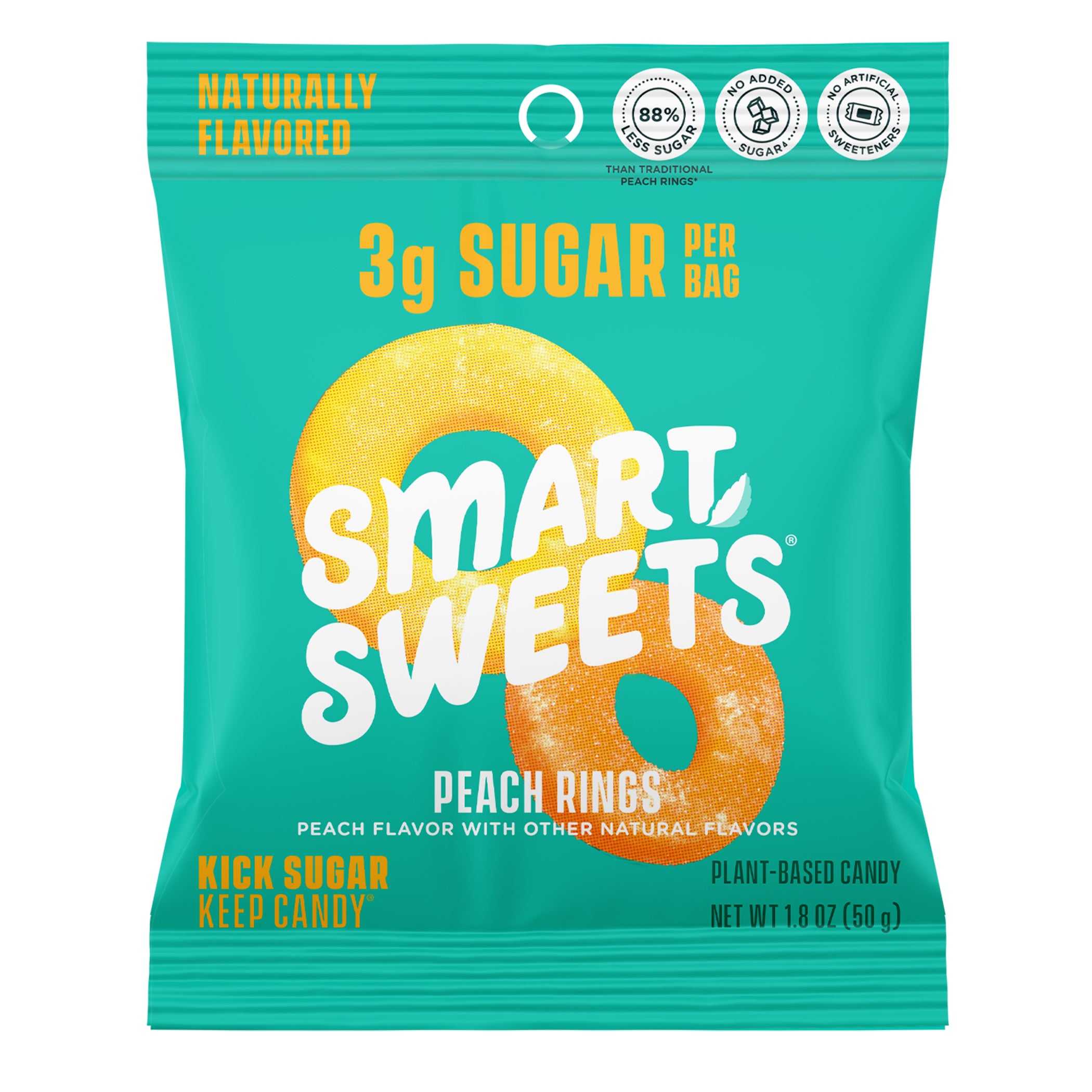 Peach Rings - Low Sugar Gummy Candy | SmartSweets – SmartSweets US