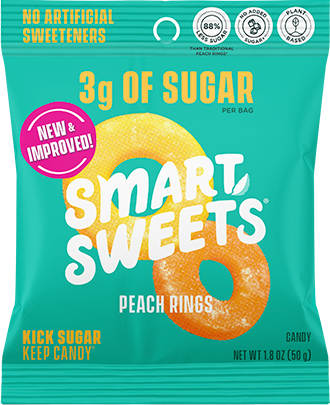 Peach Rings - Low Sugar Gummy Candy | SmartSweets – SmartSweets US